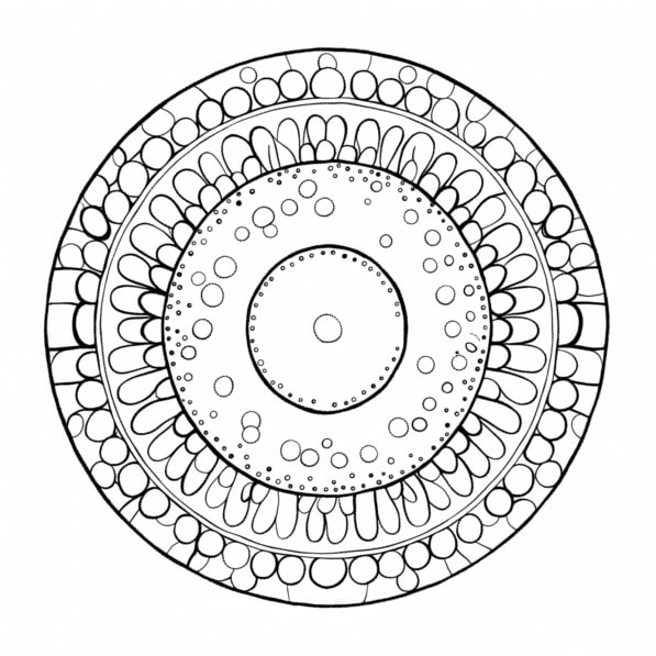 Download Circular Coloring Page Coloring pages Online - Creative Fabrica