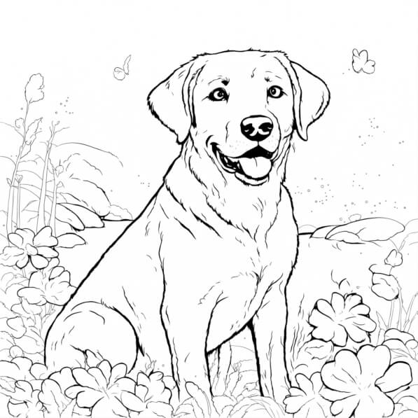 Download Educational Dog Coloring Page Coloring pages Online - Creative ...