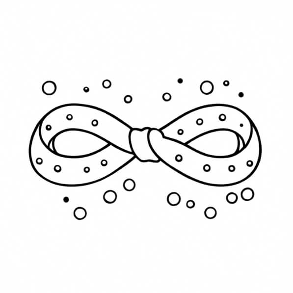 Descarga Dibujo de Nudo Infinito en Blanco y Negro Páginas para ...