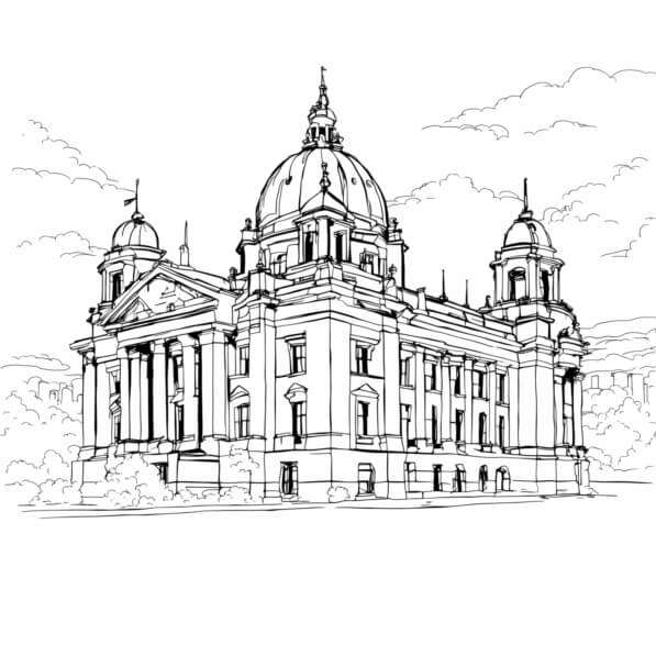 Download Historical Building with Domed Roofs in Ottawa, Ontario ...