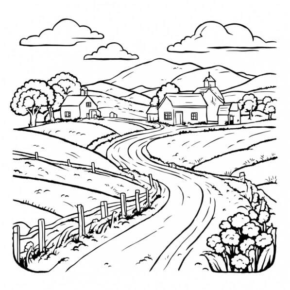 Free Road Coloring pages - Download Printable Road Coloring sheets ...
