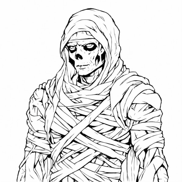 Download Spooky Halloween Coloring Pages Coloring pages Online ...