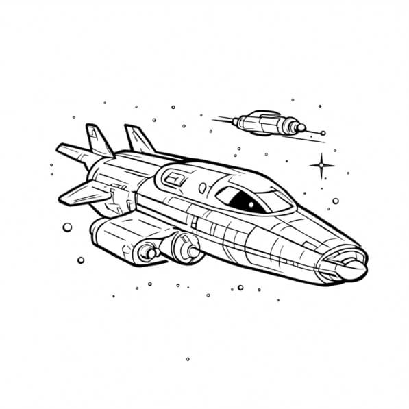 Download Buitenaards Ruimteschip Tekening Kleurplaten online op ...