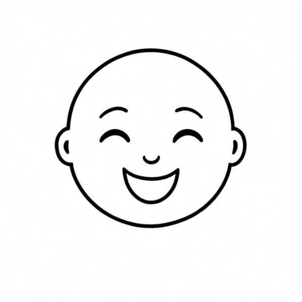 Download Smiley Face: Symbol of Happiness and Contentment Coloring ...