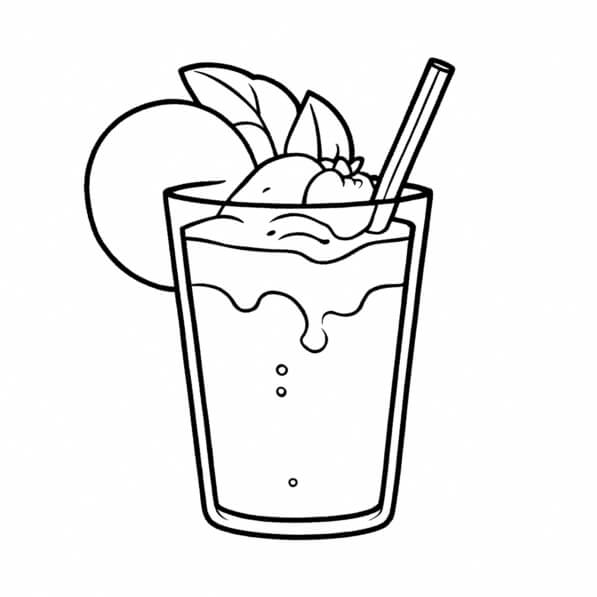Download Alcoholic Beverage in a Glass Coloring pages Online - Creative ...