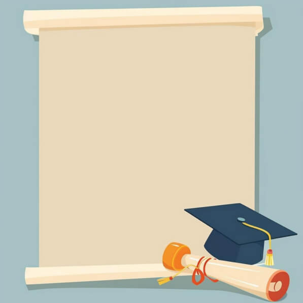 Download Graduation Cap and Scroll Backgrounds Online - Creative Fabrica