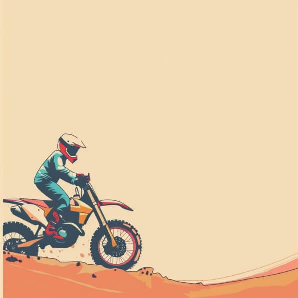 Download Vintage Dirt Bike Rider Poster Backgrounds Online - Creative ...