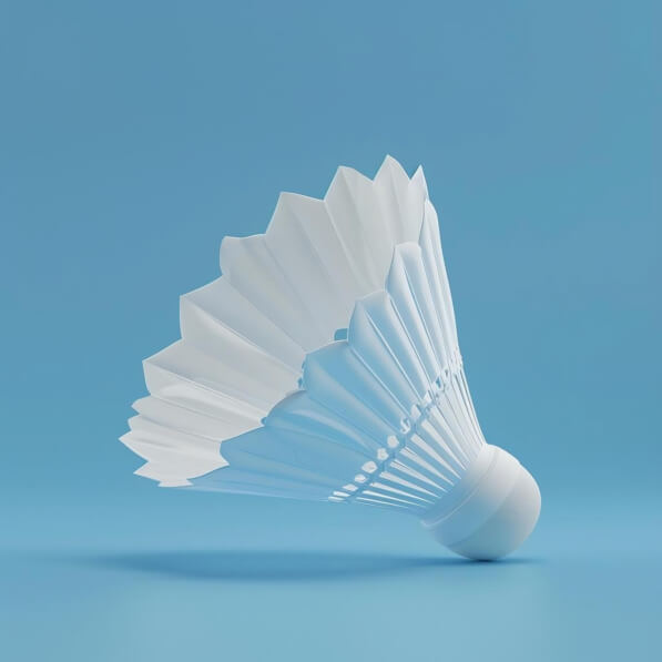 Download Versatile White Badminton Racket with Paper Surroundings ...