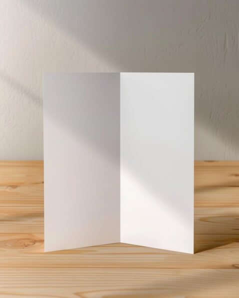 Download Wooden Table with Folded Brochures Mockups Online - Creative ...