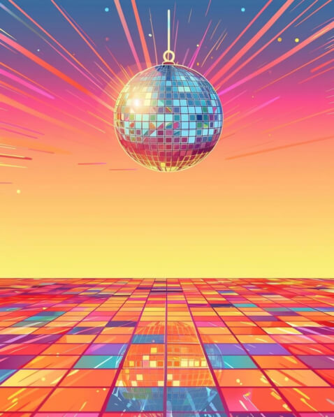 Download Levendige discobal op betegelde vloer Backgrounds online op ...