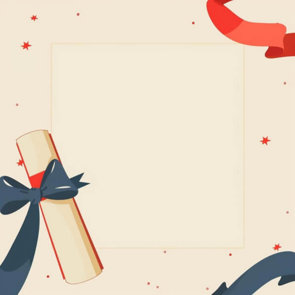 Download Graduation Card with Diploma and Ribbons Backgrounds Online ...