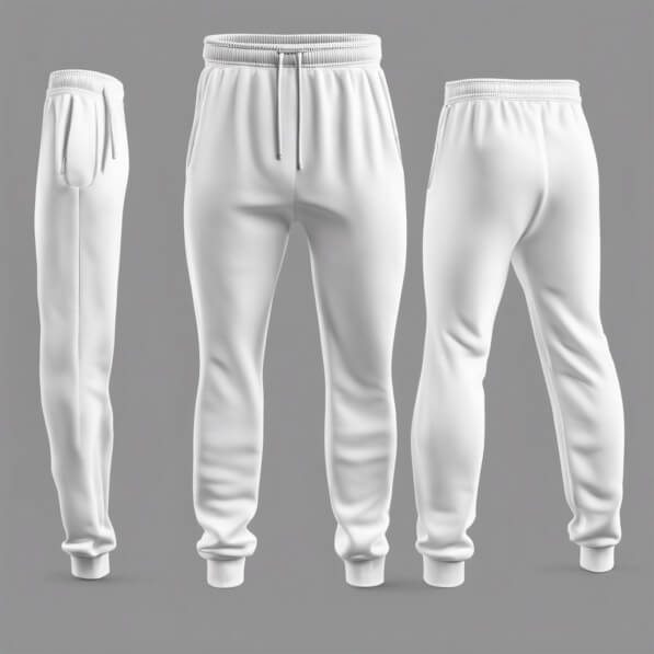 Download White Jogging Pants Design Mockups Online - Creative Fabrica