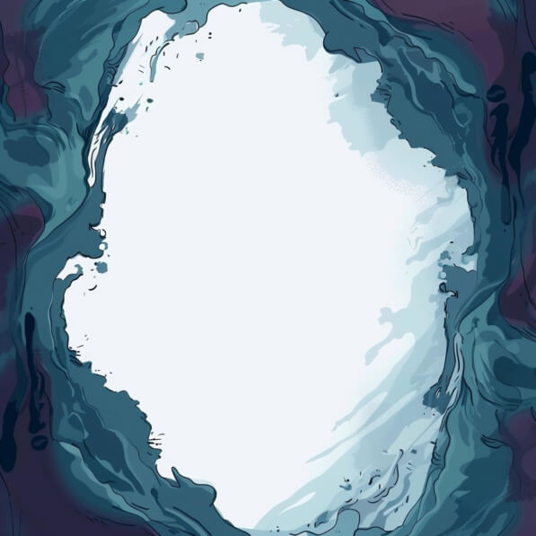 Descarga Imagen abstracta con fondo azul y morado y marco lleno de agua ...