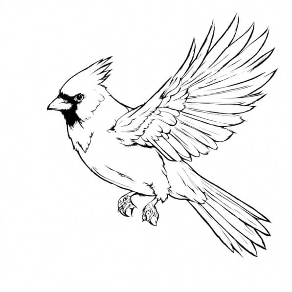 Download Detailed Bird Illustration for Coloring Coloring pages Online ...