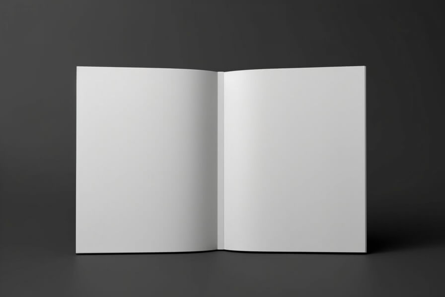 Download Open White Book on Black Background Mockups Online - Creative ...
