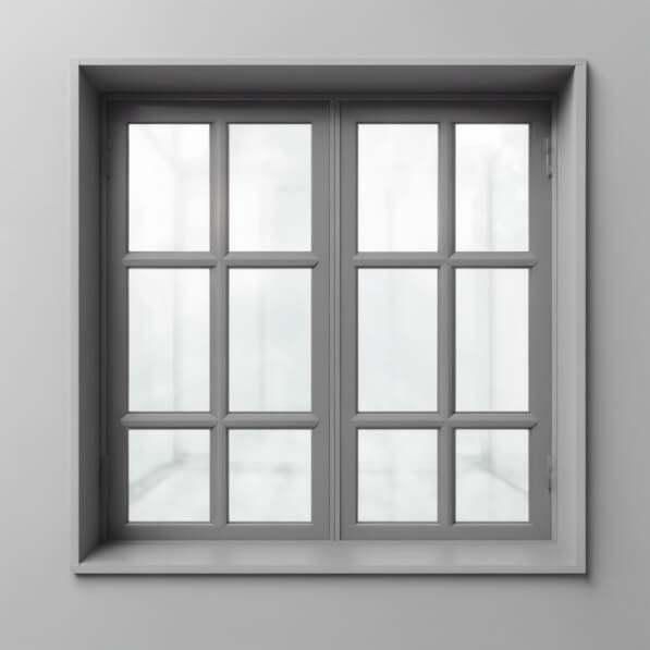 Download Gray Window with Glass Panes Mockups Online - Creative Fabrica