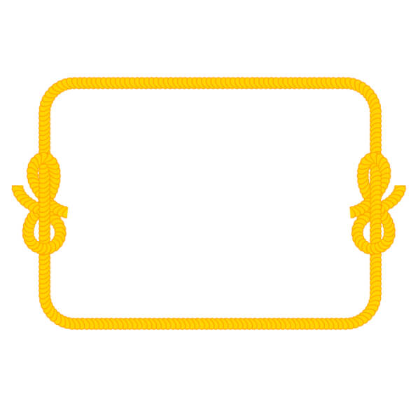 Descarga Marco amarillo con cuerda Marcos En Línea - Creative Fabrica