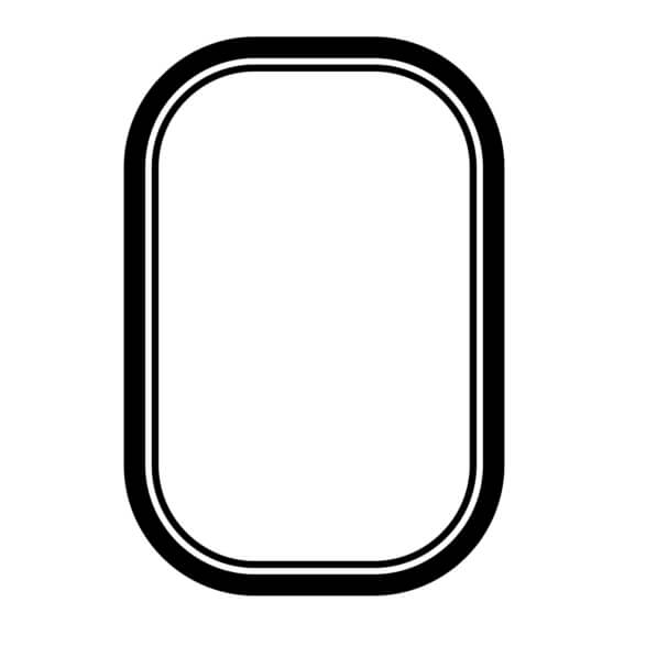 Download Oval-Shaped Window Line Drawing Frames Online - Creative Fabrica