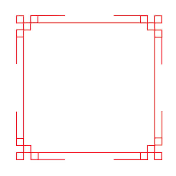 Download Square Frame with Red Lines Frames Online - Creative Fabrica