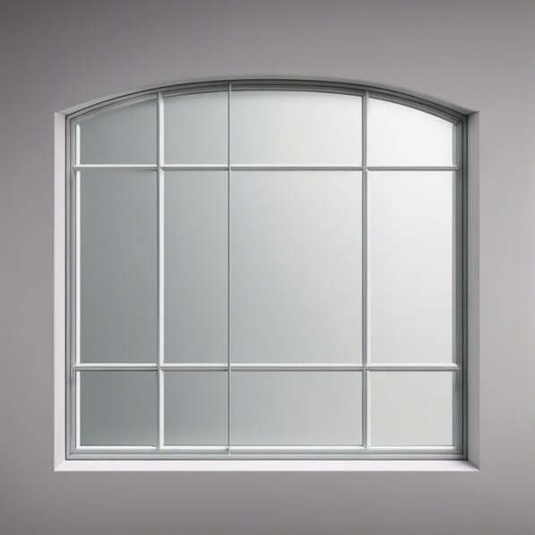 Download Boogvormig raam met wit frame en glazen panelen Mockups online ...