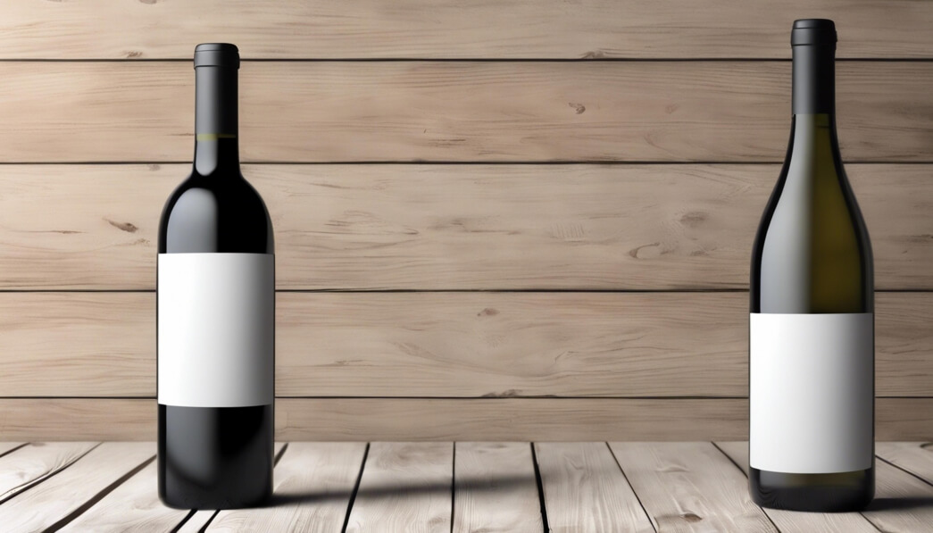 Télécharger Présentation de bouteilles de vin rustiques sur table en ...