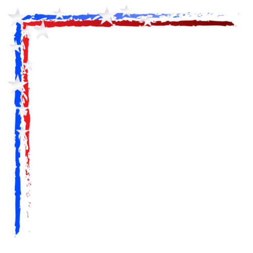 Download Decorative Border Design in Red, White, and Blue Borders ...