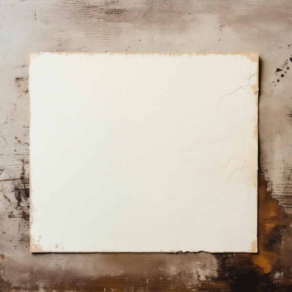Télécharger Feuille de papier blanche sur une surface ancienne et sale ...