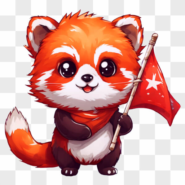 Download Kawaii Red Panda Celebrating Chinese New Year Kawaii Online ...