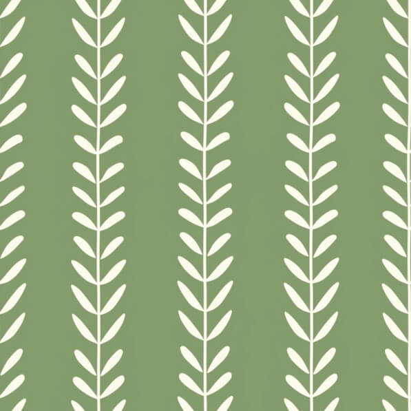 Download Green and White Stripe Pattern with Leaves Patterns Online ...