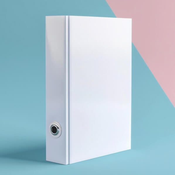 Download White Binder on Colorful Backgrounds Mockups Online - Creative ...