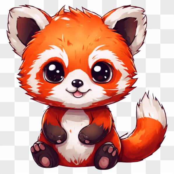 Download Kawaii Red Panda Digital Art Illustration Kawaii Online ...