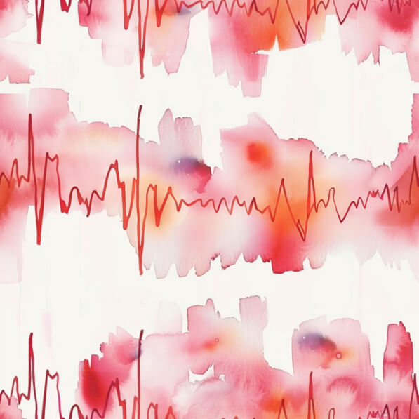 Download Red and Pink Heartbeat Pattern Patterns Online - Creative Fabrica