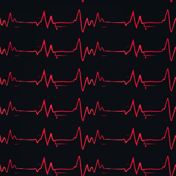 Download Red ECG Lines Seamless Pattern Patterns Online - Creative Fabrica
