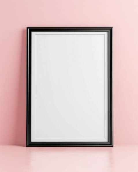 Download Customizable Black Frame on Pink Background Mockups Online ...