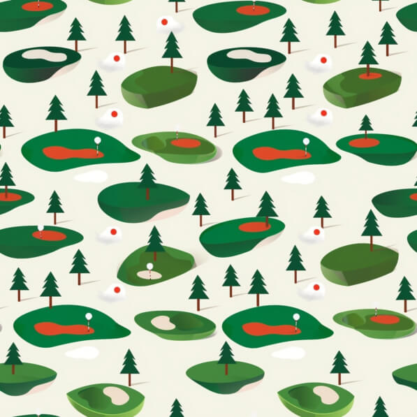 Download Tranquil Golf Course Scene Patterns Online - Creative Fabrica