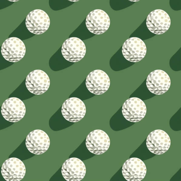 Download Seamless Golf Ball Pattern on Green Background Patterns Online ...