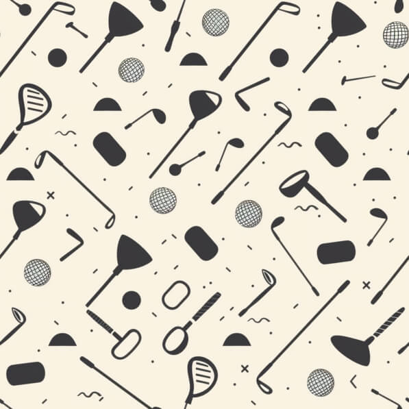 Download Golf-Themed Seamless Pattern Patterns Online - Creative Fabrica