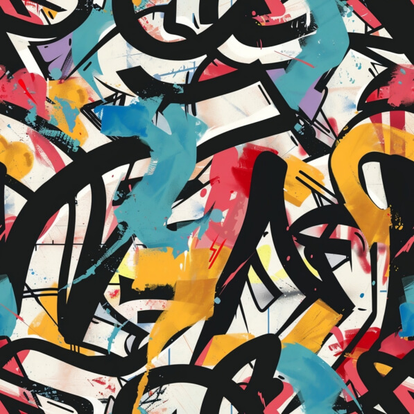 Download Colorful Graffiti Artwork Patterns Online - Creative Fabrica