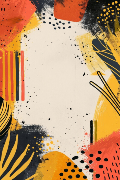 Baixe Fundo Abstrato Colorido com Pinceladas Backgrounds - Creative Fabrica