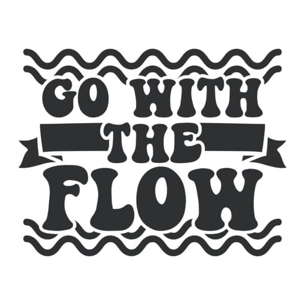 Descarga Letrero que dice 'Sigue el flujo' Citas En Línea - Creative ...