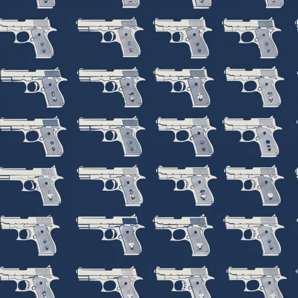 Download Seamless Pattern of Guns on Blue Background Patterns Online ...