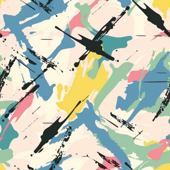 Download Vibrant Paint Splatter Pattern for Abstract Designs Patterns ...