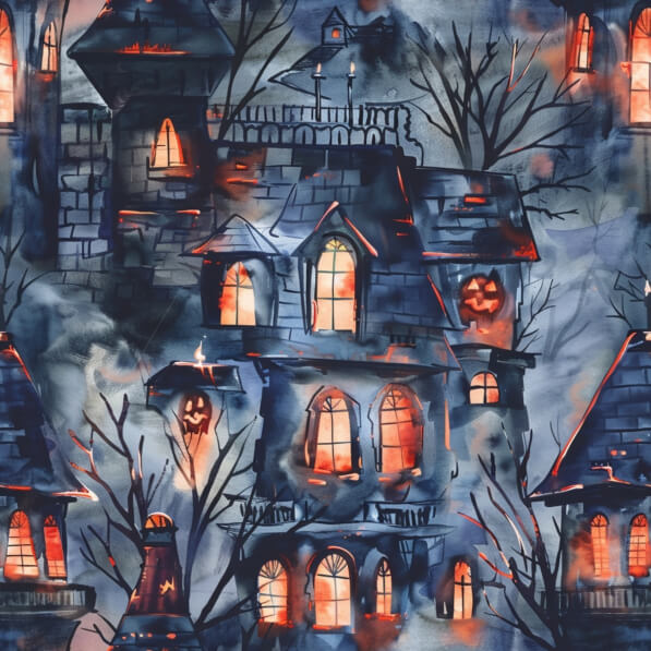 Download Spooky Halloween Seamless Pattern Patterns Online - Creative ...