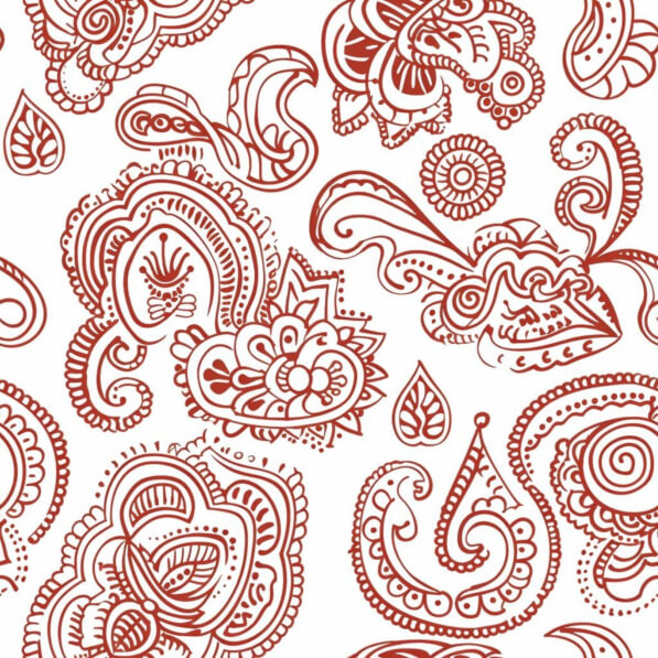 Download Red Paisley Pattern on White Background Patterns Online ...
