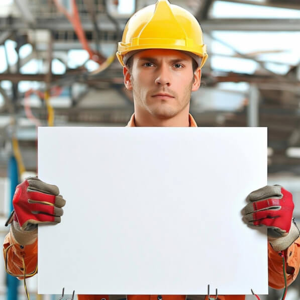 Download Construction Worker in Industrial Setting Backgrounds Online ...