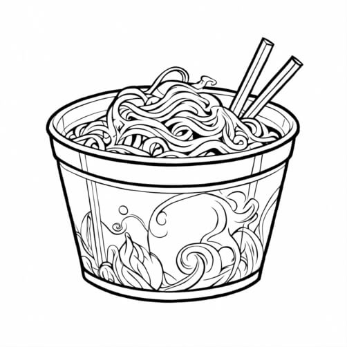 Free Noodle Coloring pages - Download Printable Noodle Coloring sheets ...