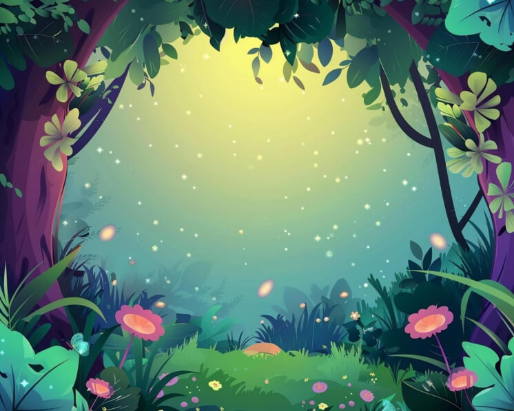 Download Cartoon Forest Scene Backgrounds Online - Creative Fabrica