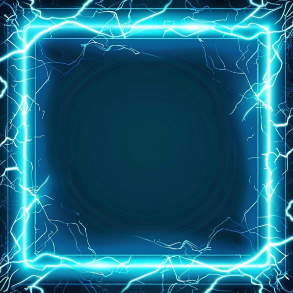 Descarga Marco Cuadrado con Rayos Azules de Fondo Fondos En Línea ...