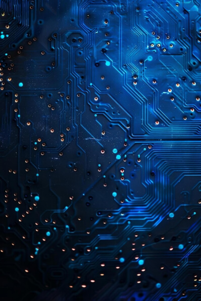 Download Close-up of Electronic Circuit Board with Blue LEDs ...