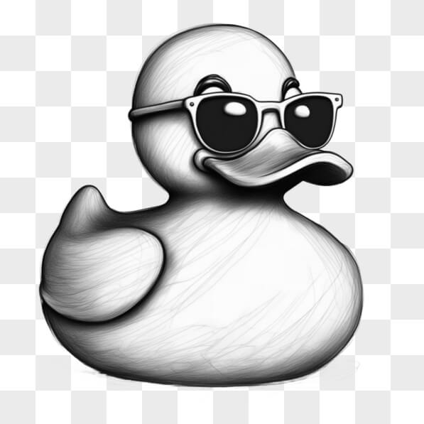 Descarga Patito de Goma con Gafas de Sol y Suministros de Oficina ...